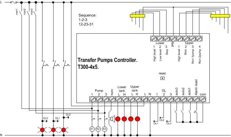 Electronic pump controller ถูกออกแบบมาให้ควบคุมปั๊มน้ำโดยเฉพาะ ควบคุมปั๊มน้ำแบบ transfer pump